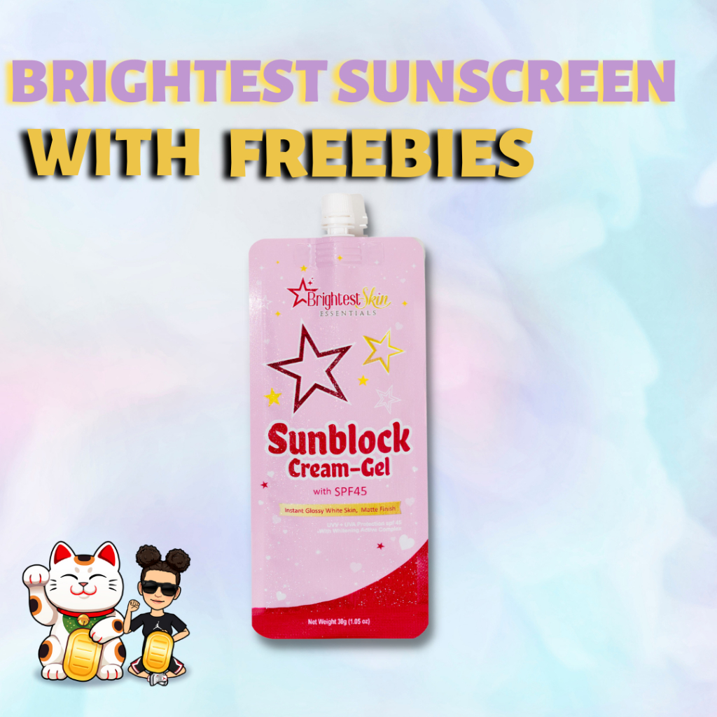 Brightest Skin Essentials Sunblock Cream-Gel with SPF 60 with Whitening ...