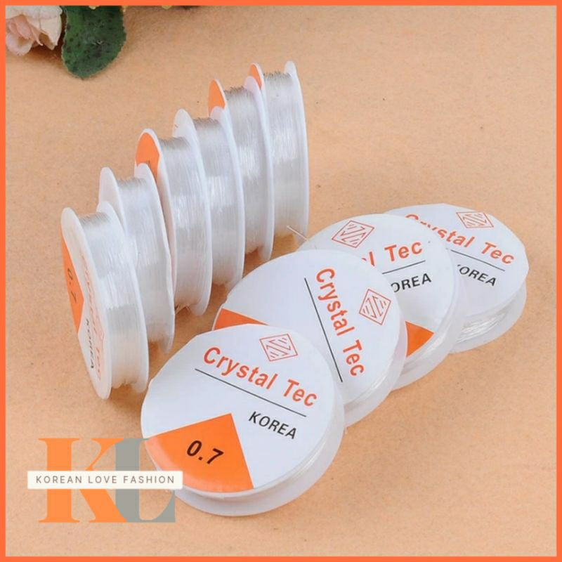 KL stretchable nylon string garter clear DIY accessories beads fishing ...