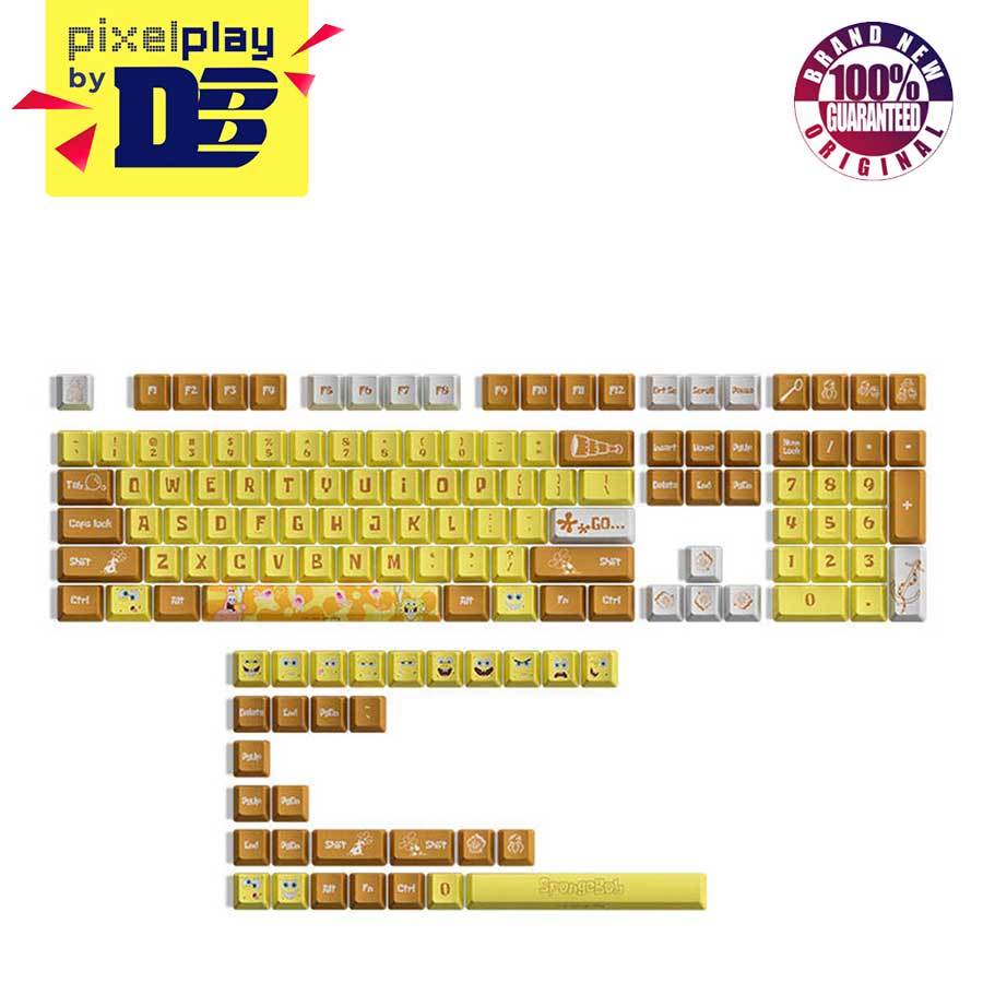 Akko Spongebob Keycap Set JDA Profile 138 Keys | Shopee Philippines