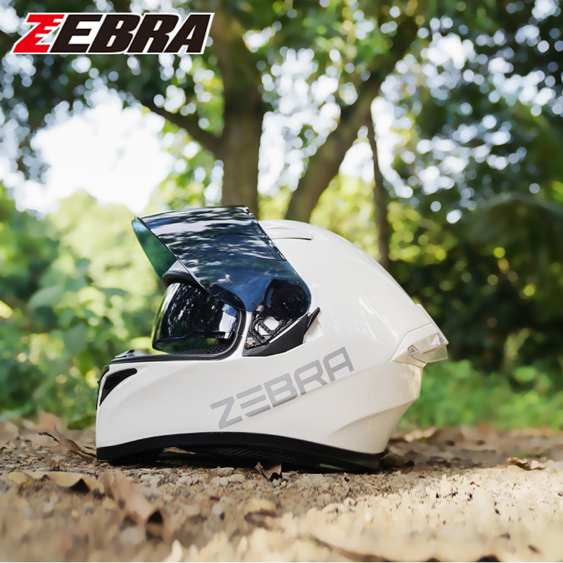Zebra FF801 helmet full face for motorcycle dual visor original with ...