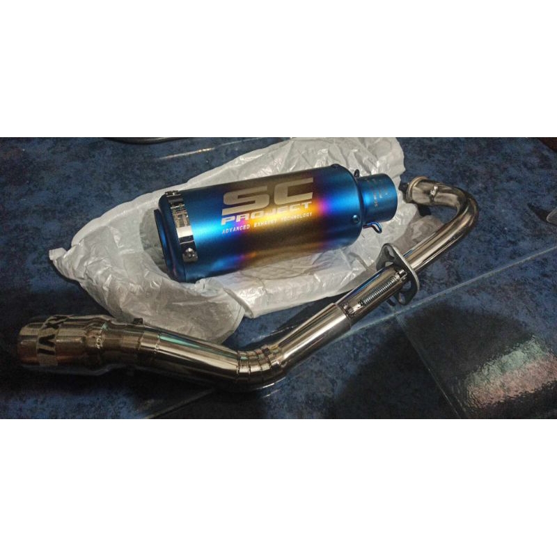 SC PROJECT CR-T Racing Exhaust Set PCX CLICK NMAX AIRBLADE | Shopee ...