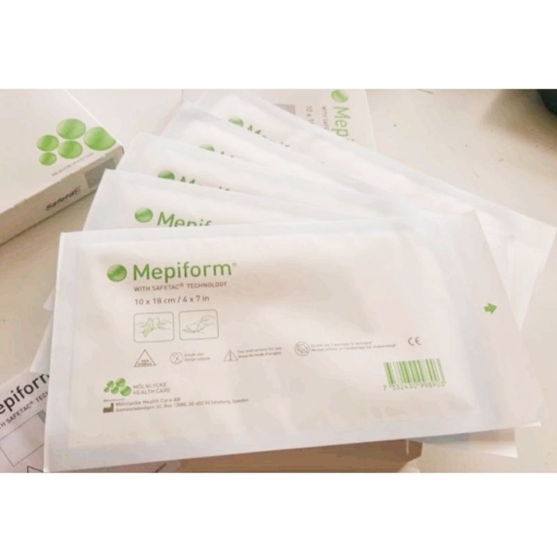 SCAR CARE DRESSING Mepiform Self-adherent dressing for scar management ...