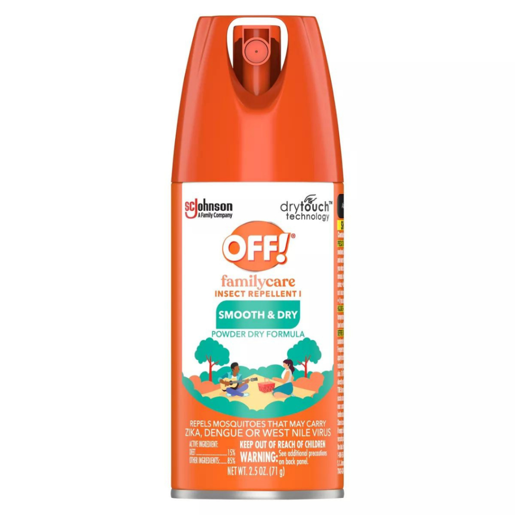 OFF Family Care Insect Repellent Smooth & Dry Powder Dry Formula (2.5 ...