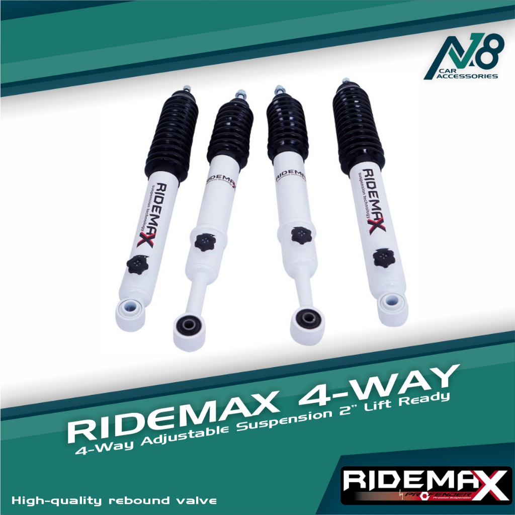 Ridemax Suspension 4-Way Adustable 2" Lift Front & Rear | Shopee ...