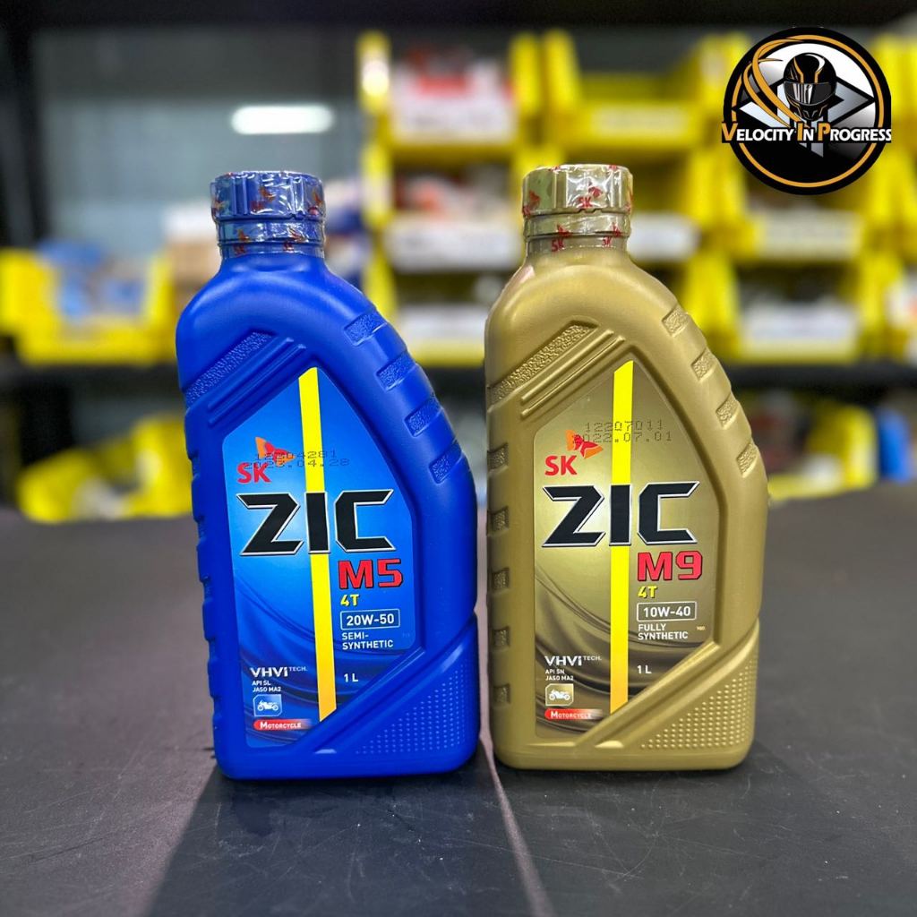 Zic Motorcycle Oil M5/M9 (800ML & 1L) | Shopee Philippines