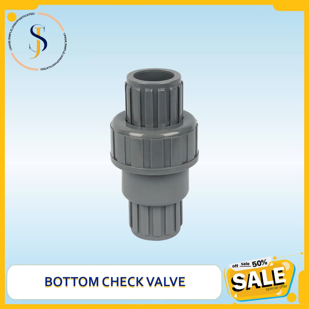 PVC BOTTOM CHECK VALVE (1/2 - 3/4) | Shopee Philippines
