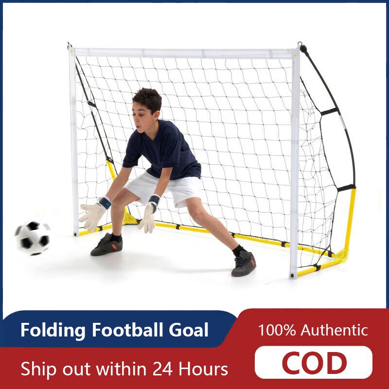 Folding Football Goal Portable Outdoor football training goal Three ...