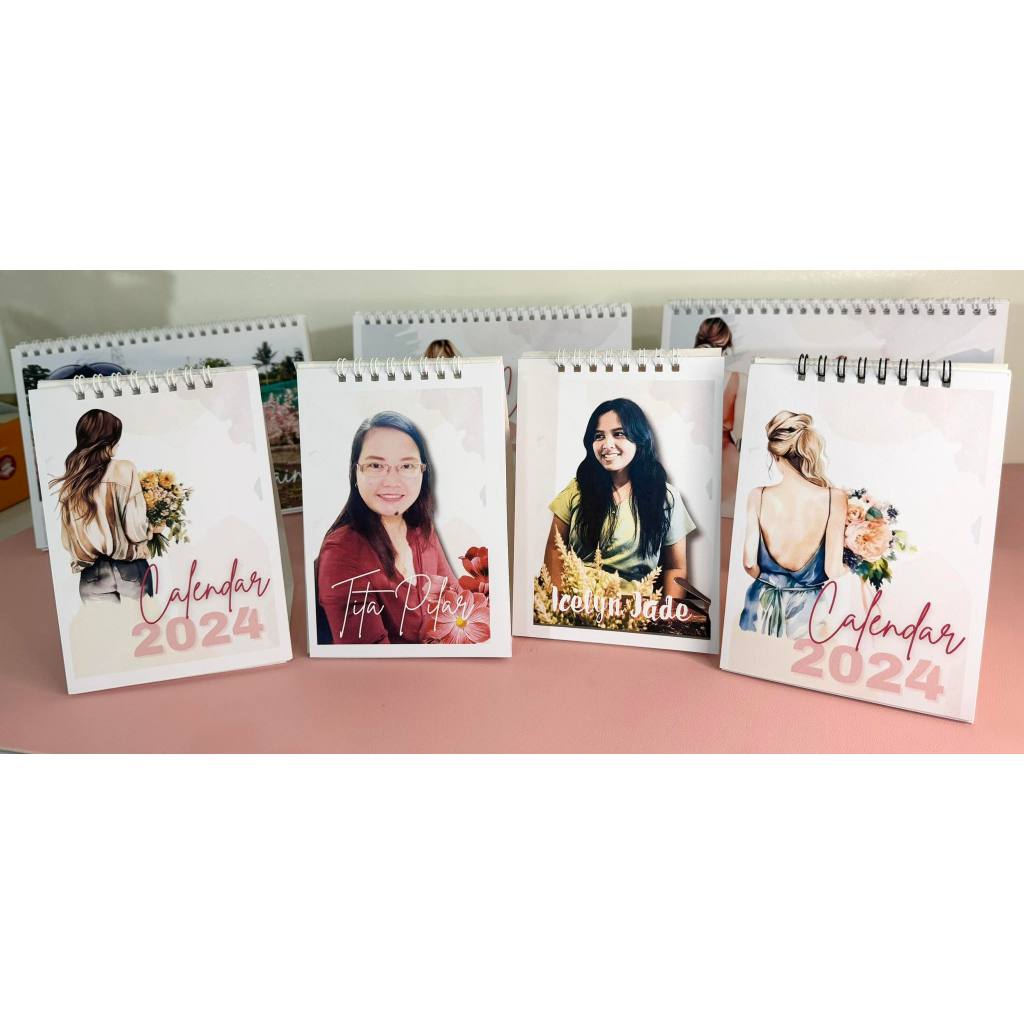 Mini Desk Calendar 2024 Girl Calendar Giveaways Party Souvenir ...