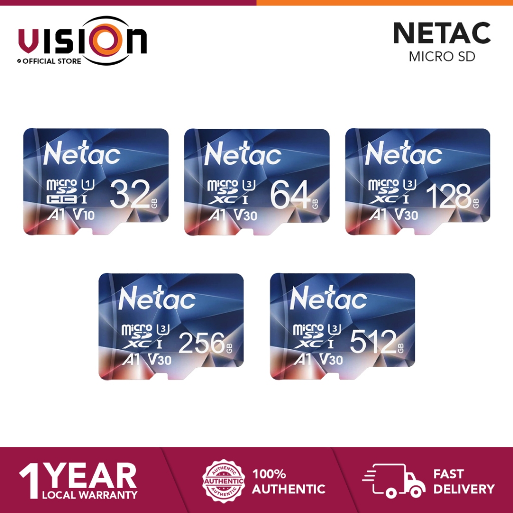 VISION Netac Micro SD Card Ultra Micro SDXC TF Memory Card Extend ...