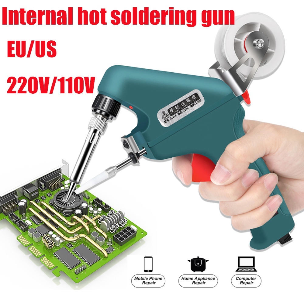 Electric Welding Machine 60W /220V Automatic Tin Feeding Soldering Iron ...
