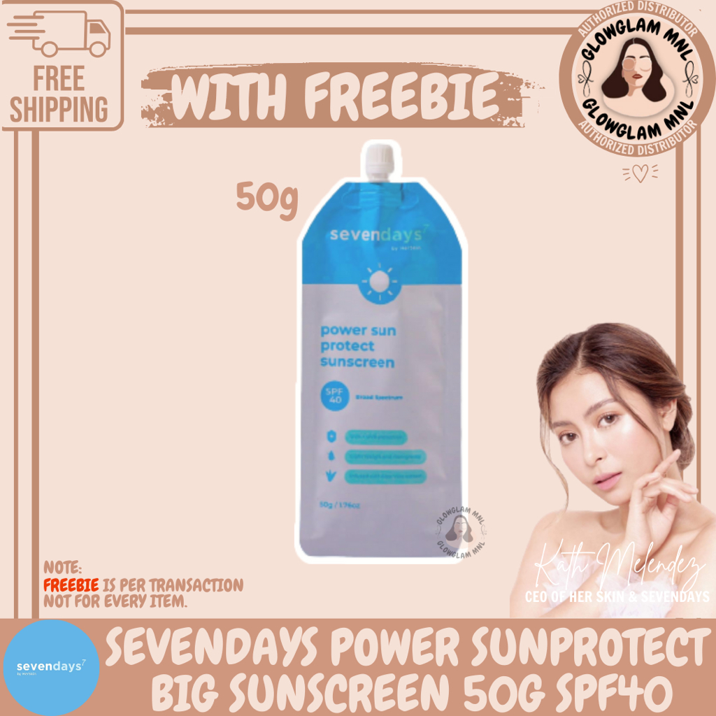 Sevendays Power Sun Protect Sunscreen SPF40 50g By Her Skin Kath ...