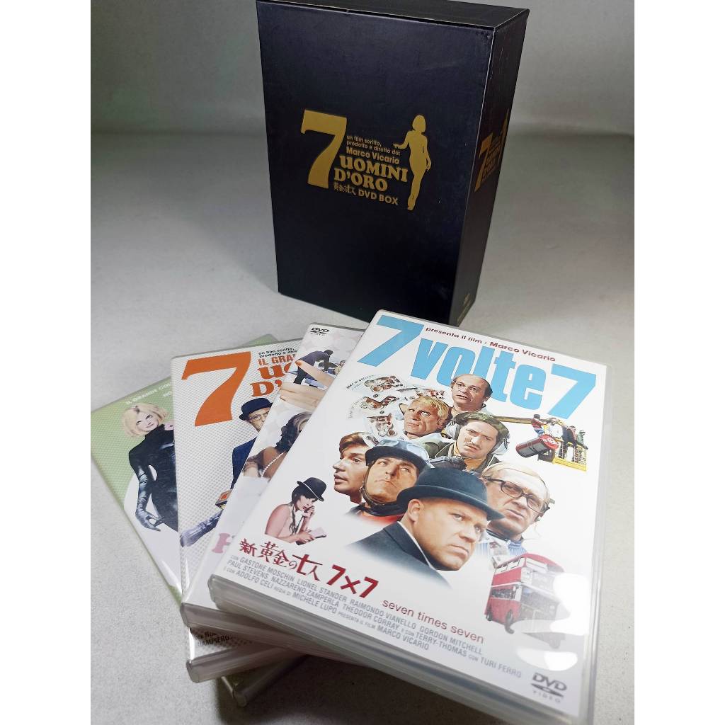SEVEN GOLDEN MEN 7 UOMINI D'ORO DVD MOVIE FILM COLLECTORS BOX (JAPAN ...