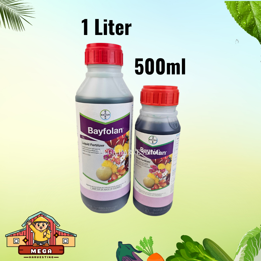 BAYFOLAN 1L 500ML GROWTH ACTIVATOR FOR VEGETABLES FRUIT TREE MEGA ...