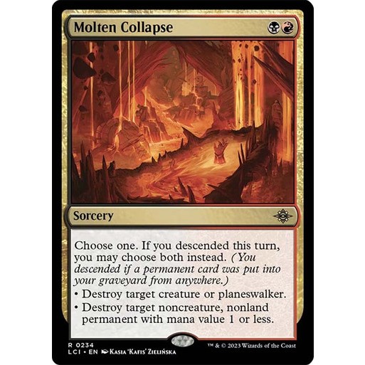 Molten Collapse - The Lost Caverns of Ixalan (LCI) | Shopee Philippines