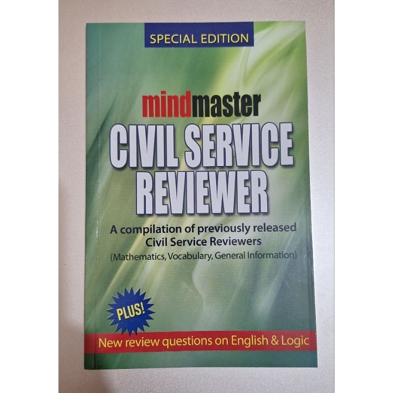 CIVIL SERVICE REVIEWER GENERAL INFORMATION,MATHEMATICS & VOCABULARY ...