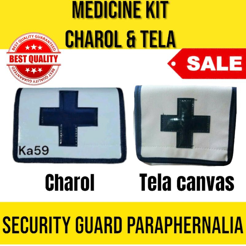 SECURITY GUARD MEDICINE KIT CANVAS TELA / CHAROL | Shopee Philippines