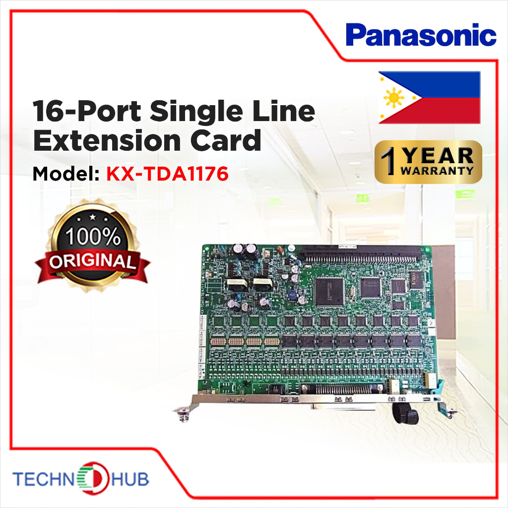 PANASONIC Extension Card 16-Port Single Line Extension Card KX-TDA1176 ...
