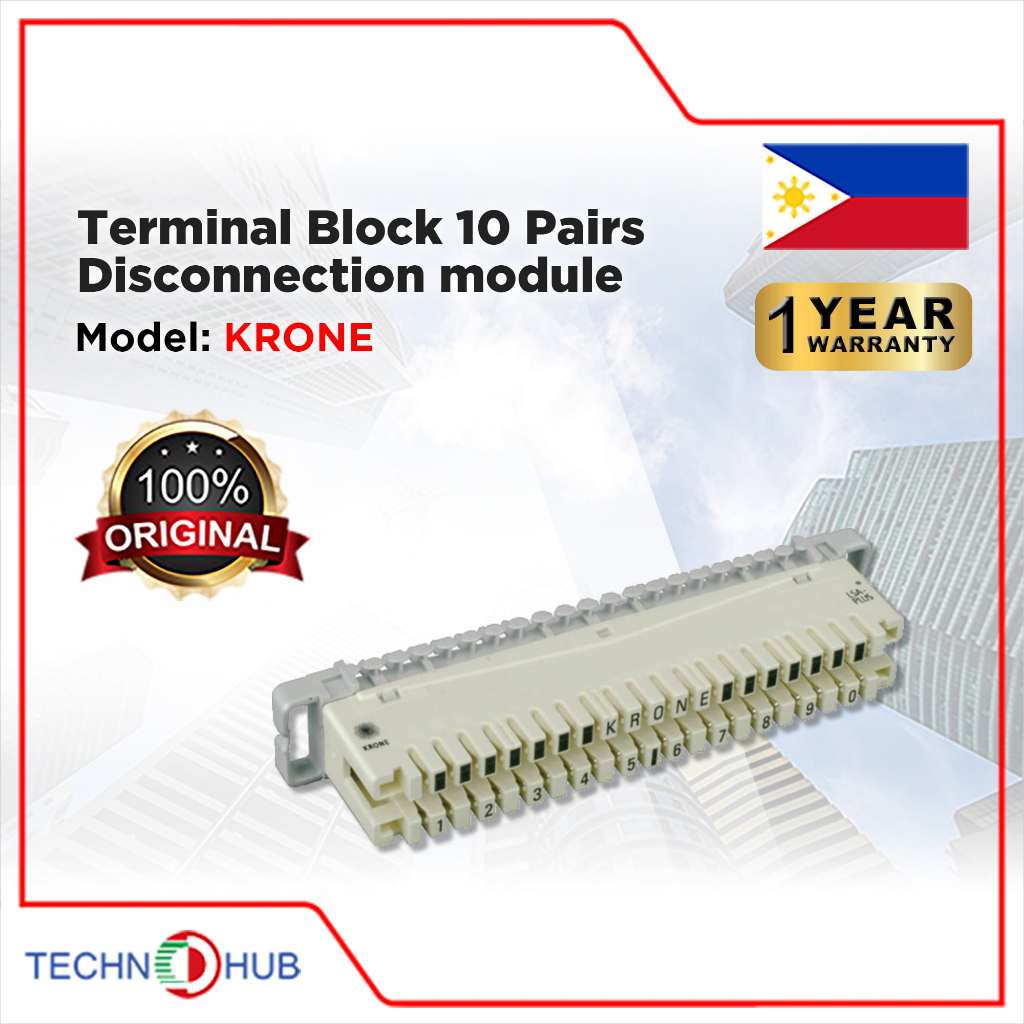 KRONE Terminal Block 10 Pairs Disconnection module | Shopee Philippines