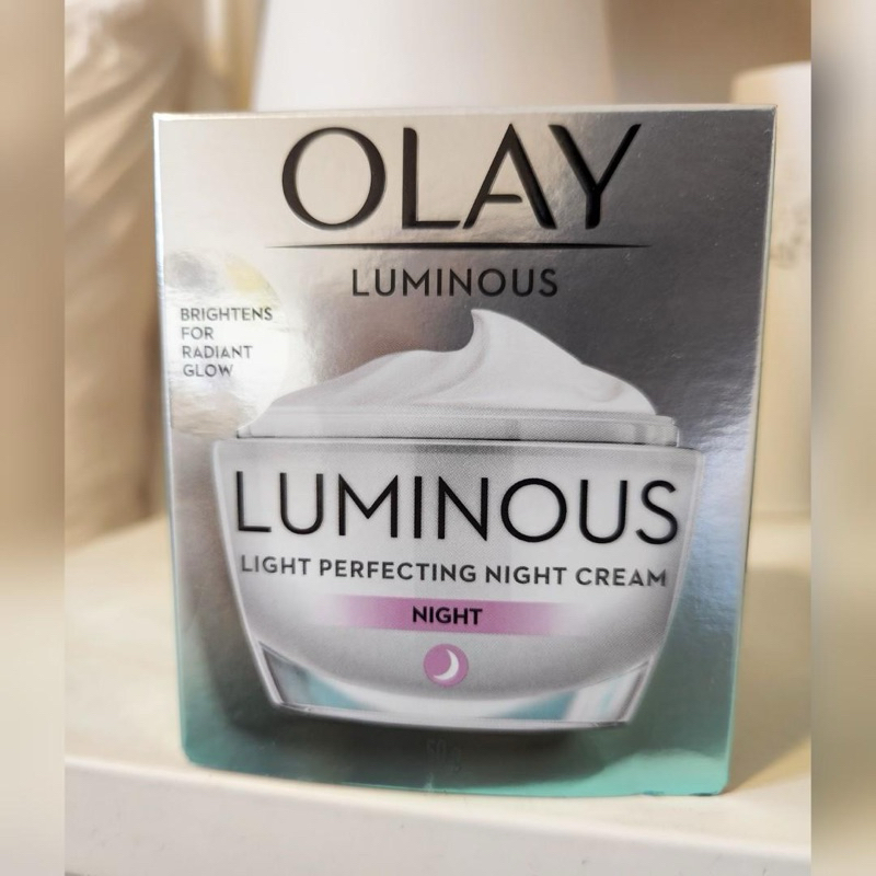 O L A Y Luminous Light Perfecting Night Cream Moisturiser with ...