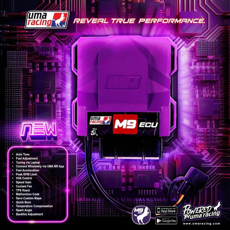 UMA Racing M5 & M9 ECU Sniper 150 155 Fi / Raider150 FI / NMAX / Aerox / FZ150i/ R15 / M-Slaz ...