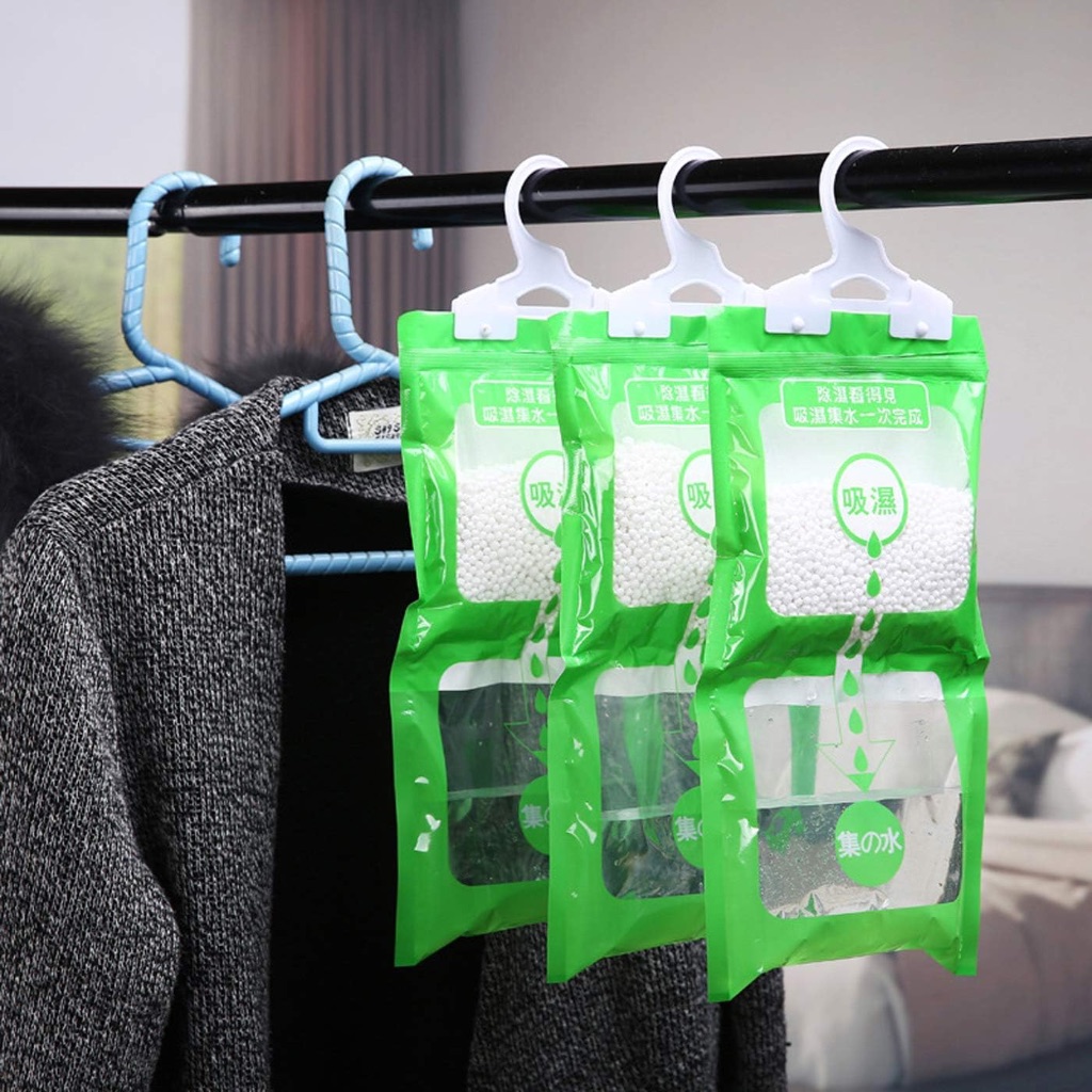 Household Hanging Hygroscopic Bag Dehumidification Wardrobe ...