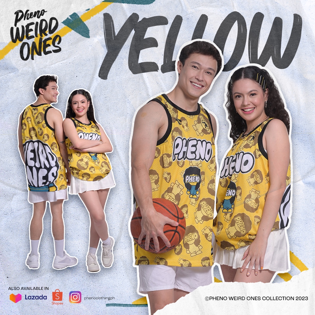 PHENO | YELLOW WEIRD ONES JERSEY 2023 | Shopee Philippines