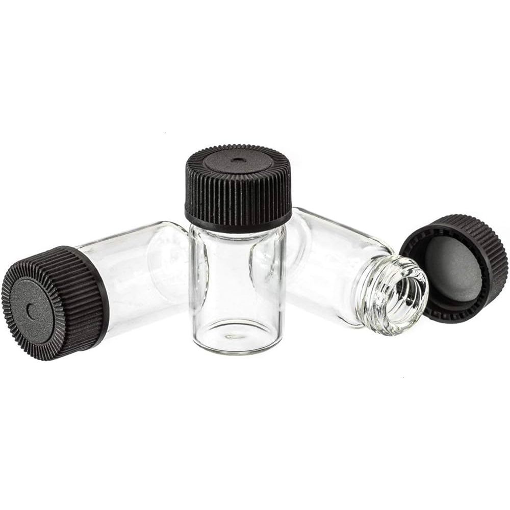 WANTLAB DRAM VIAL 10ML CLEAR GLASS WITH SCREW CAP | Shopee Philippines
