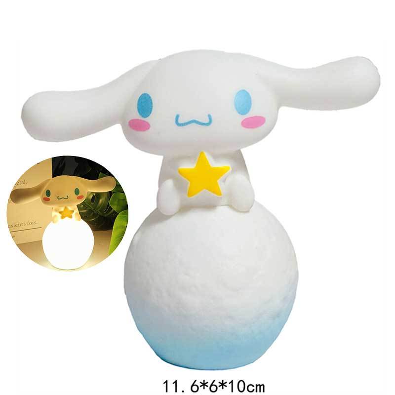 Sanrio Night Lights Kawaii 3D Sanrio Moon Night Light Cinnamoroll ...