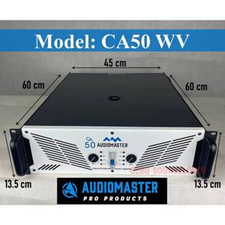 Audiomaster CA50 Power amplifier White WV Series Ca50 with POWERFUL ...