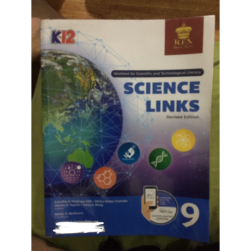 Science Links Grade 9 REX BOOKSTORE 2020 Edition | Shopee Philippines