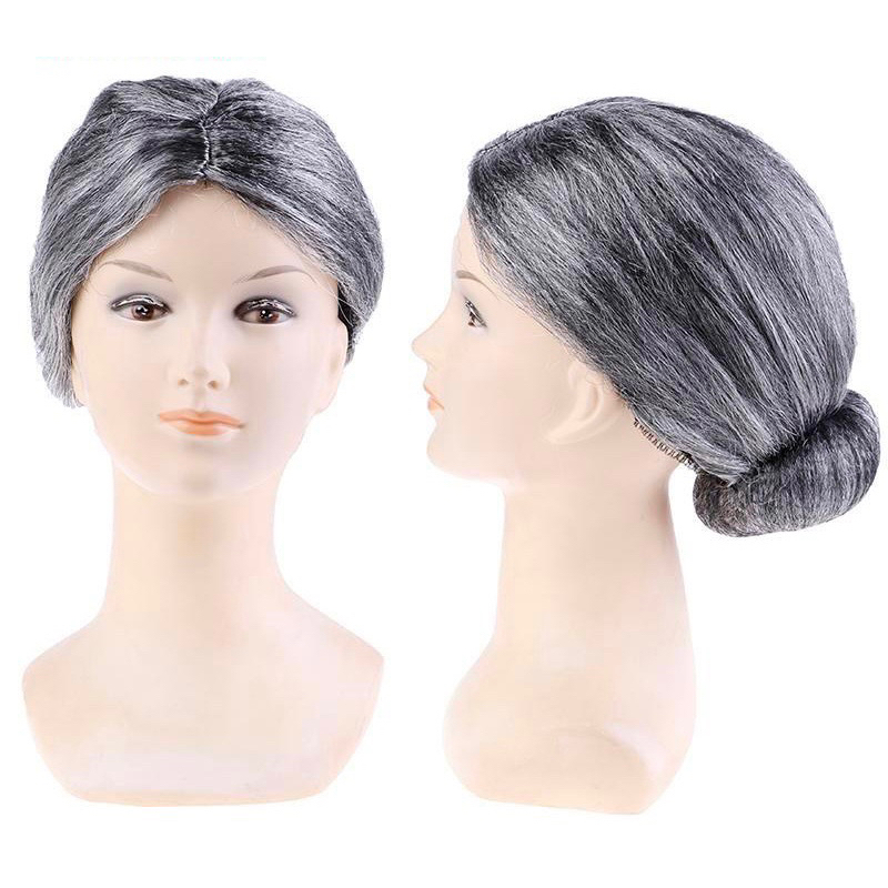 Grandma wig Lola Wigs Old wigs | Shopee Philippines