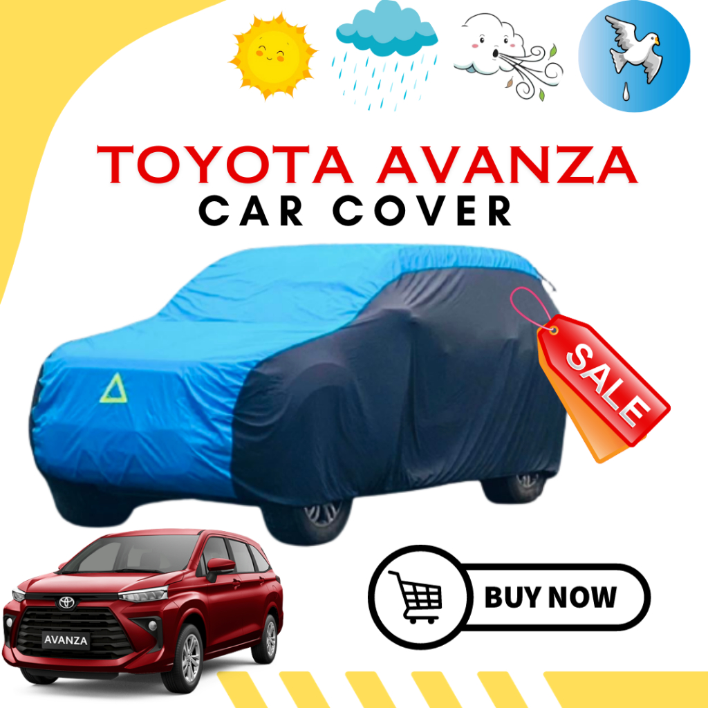 TOYOTA AVANZA High Quality car cover Makapal Tela Maaasahan washable w ...