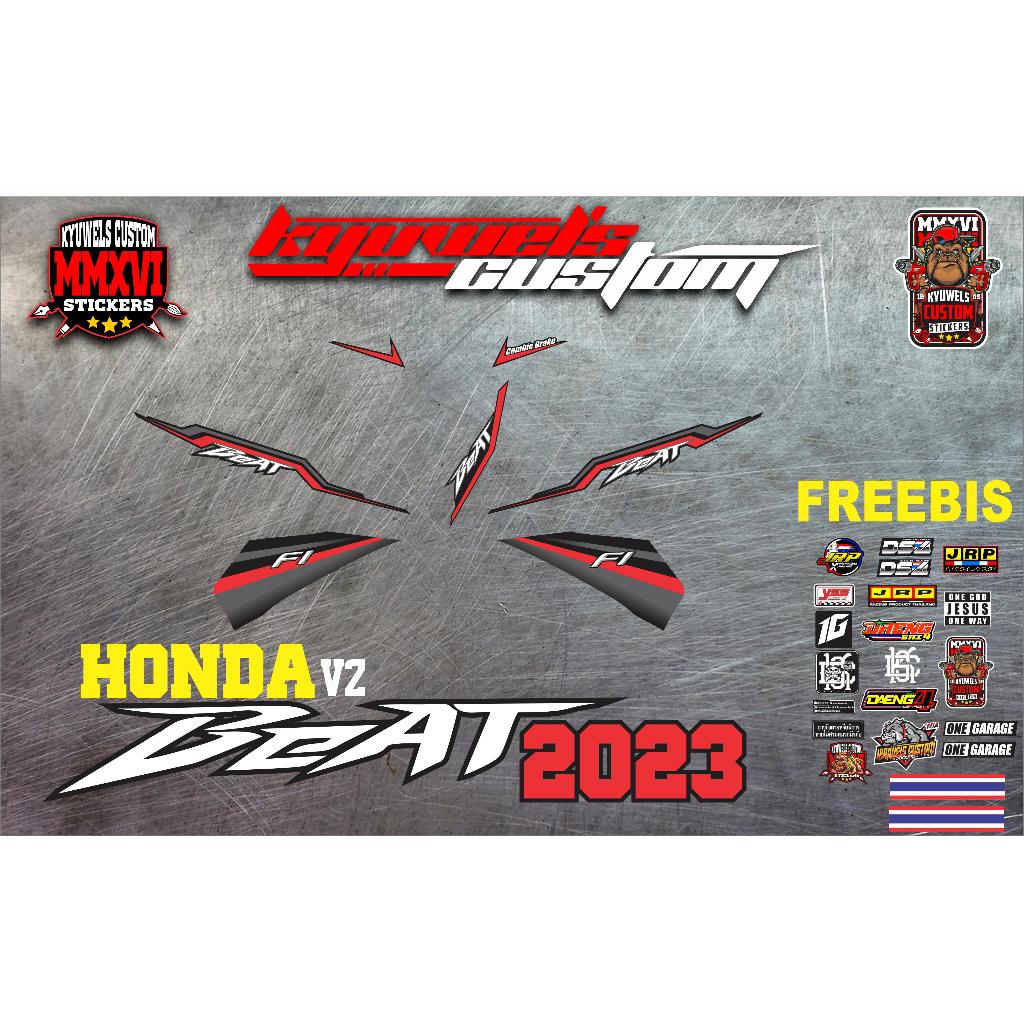 HONDA BEAT V2 2023 DECALS STRIP | Shopee Philippines