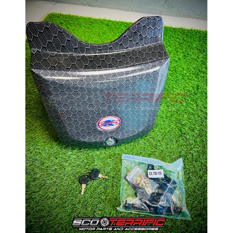KAPPA CENTER BOX 10L SNIPER 135 150/155/WINNER X/ GTR 150/ RAIDER FI ...