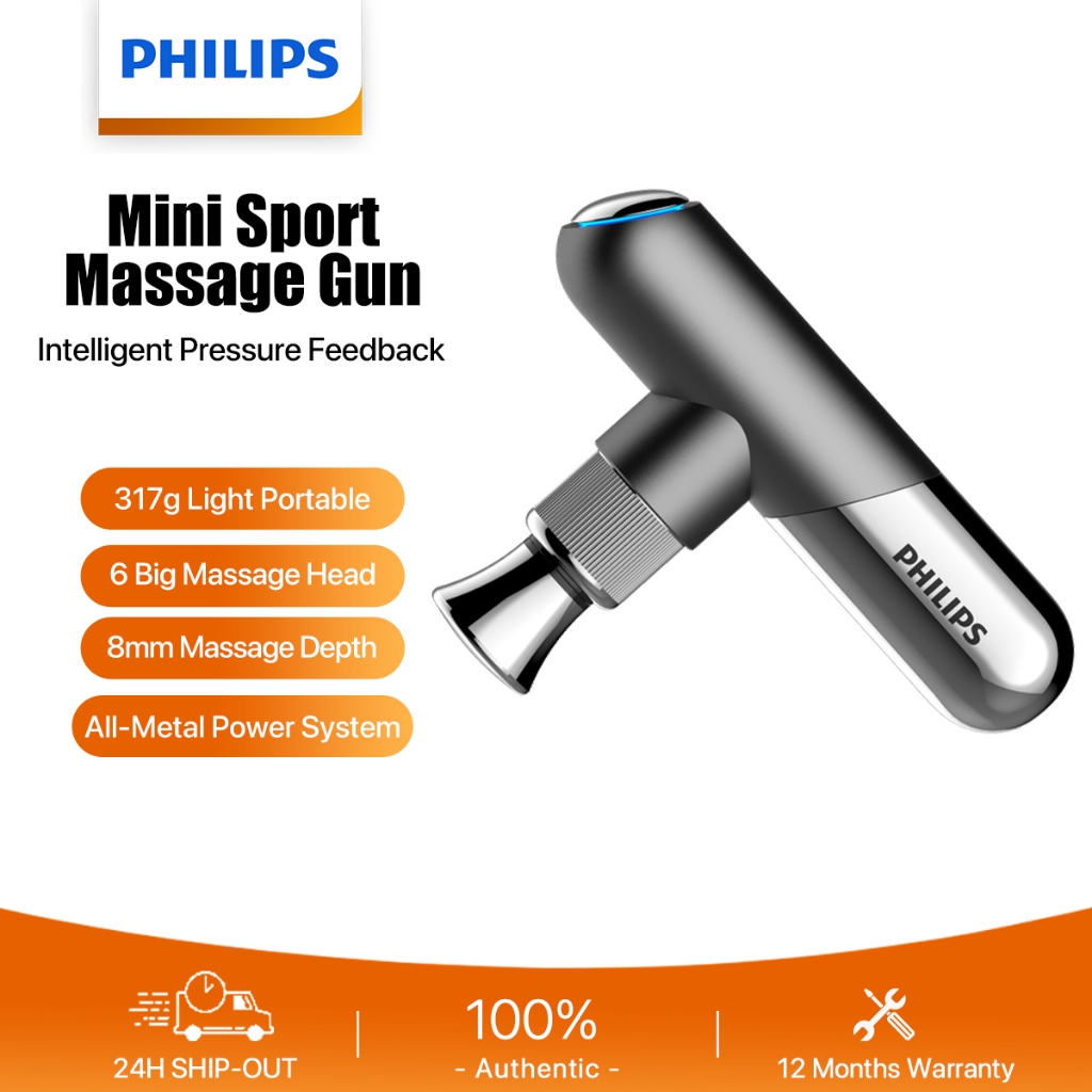 Philips Mini Massage Gun Portable Vibration Fascia Gun Muscle ...