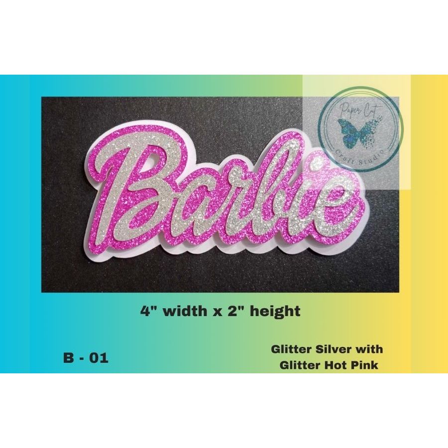 Barbie Cake Topper made from Cardstock Paper | Shopee Philippines