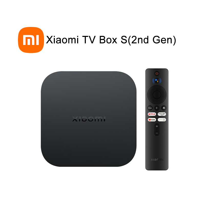 Xiaomi Mi Box S (2nd Gen) 4K HDR Android TV Box Google Assistant Media ...