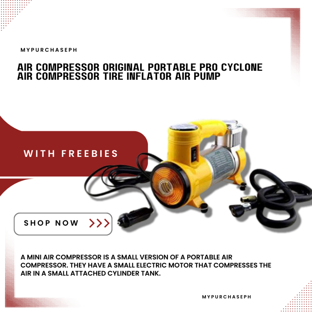 Air Compressor Original Portable Pro Cyclone Air Compressor Tire ...