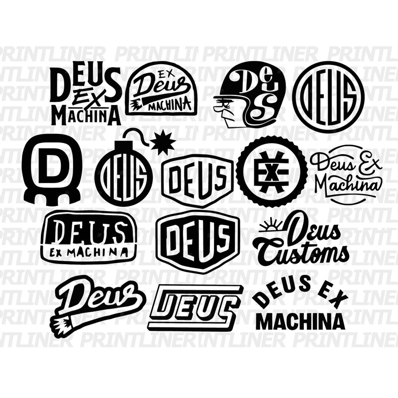 DEUS EX MACHINA CUT OUT VINYL STICKER (DECALS) | Shopee Philippines