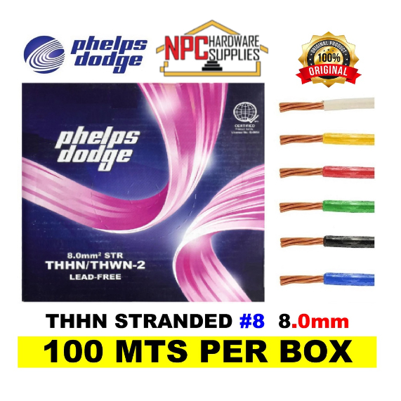 ORIGINAL PHELPS DODGE PD Stranded Wire Thhn / Thwn 2 AWG #14 #12 #10 #8 ...