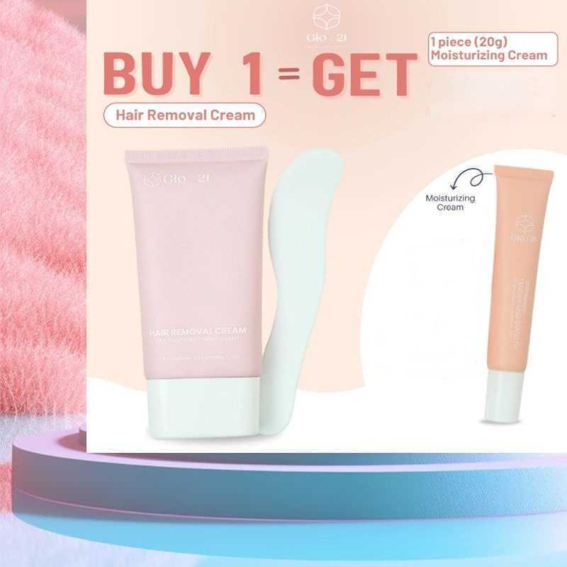 GLO21 Painless Hair Removal Cream hair removal underarm Hair inhibit ...