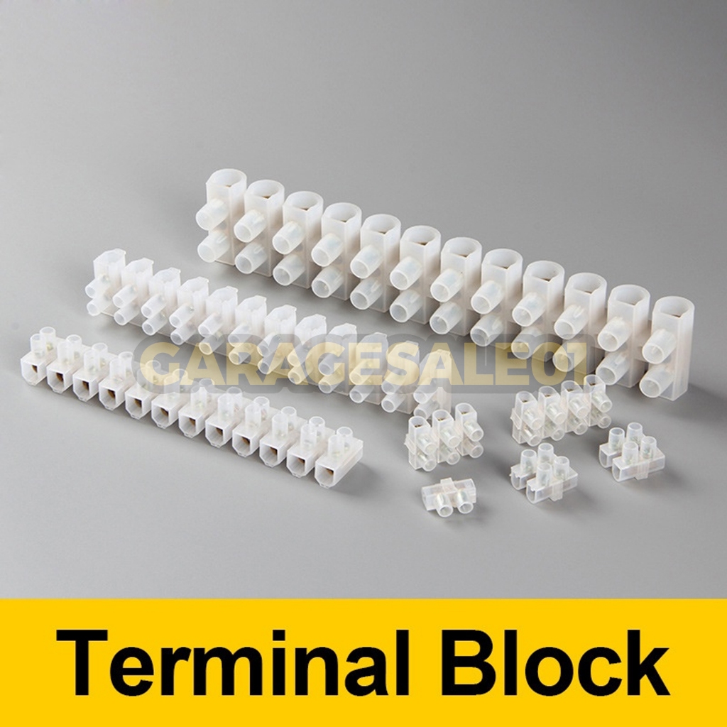 Barrier Screw Terminal Block Wire Connector Strip 6A/10A/20A/30A/60A ...