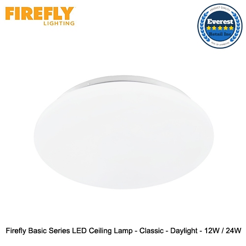 Firefly Basic Series LED Ceiling Lamp - Classic - Daylight - 12w / 24w ...