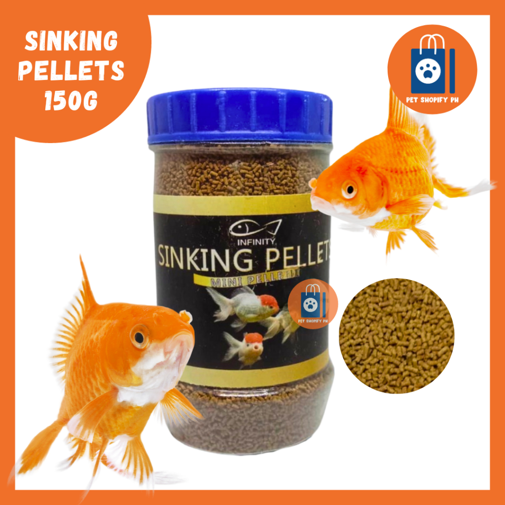 Infinity Sinking Pellets Growth Protein Food 150g High Growth aids pet ...