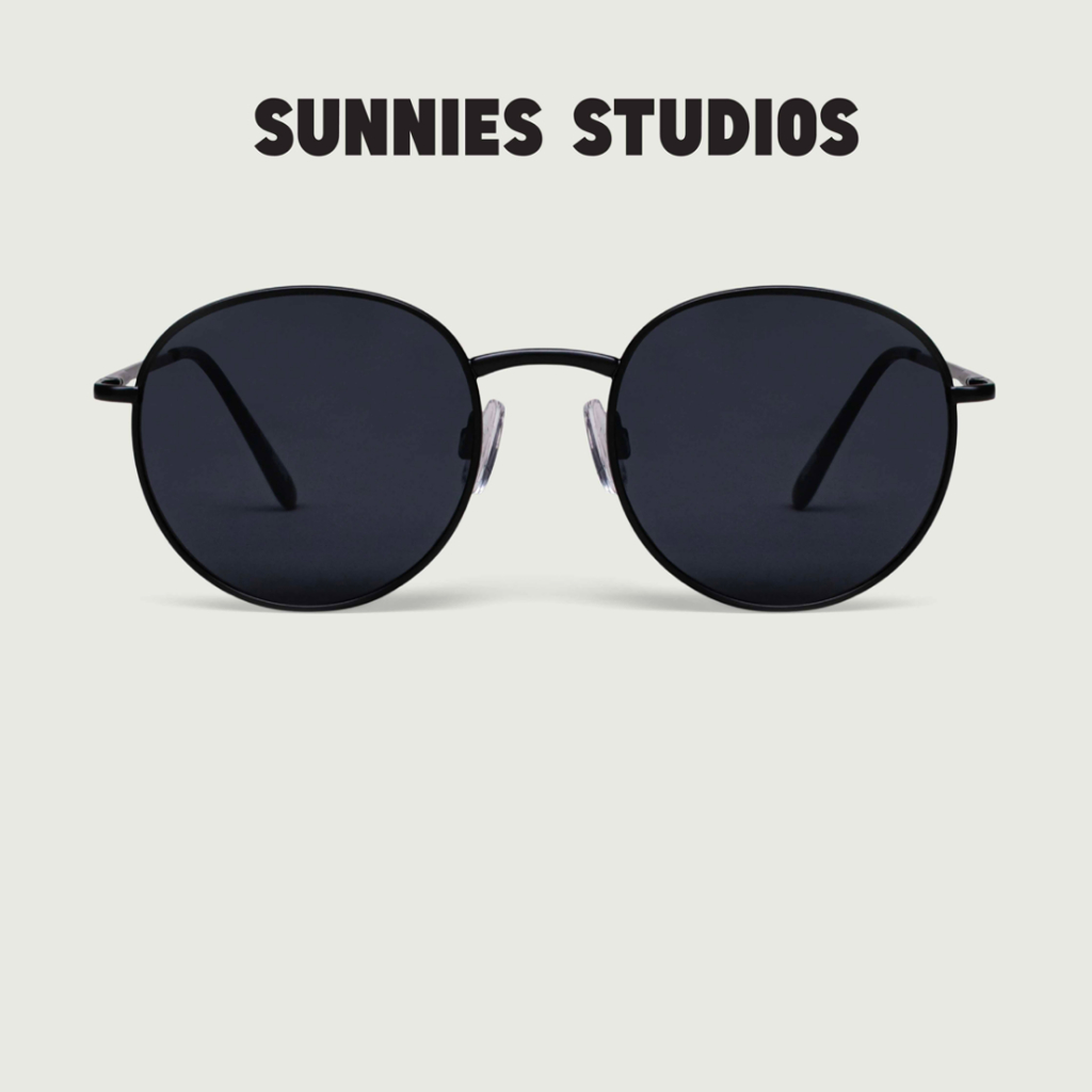 Sunnies Studios Jett (Round Fashion Sunglasses Shades for Men and Women ...