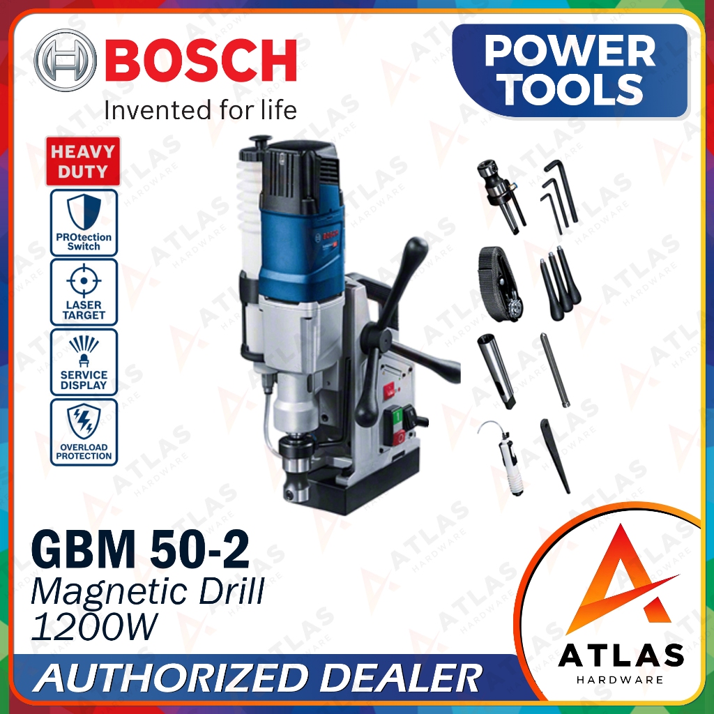Bosch GBM 50-2 Magnetic Drill HEAVY DUTY | Shopee Philippines