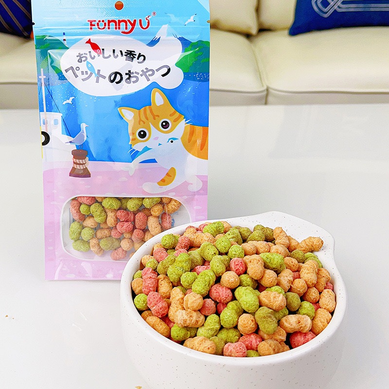 100g Pet Dog Food Beef Dog Treats Dog Snack Chicken Cheese Granule Dog ...