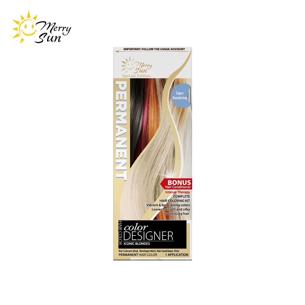 Merry Sun Permanent Hair Color (Super Decoloring Bleach) | Shopee ...