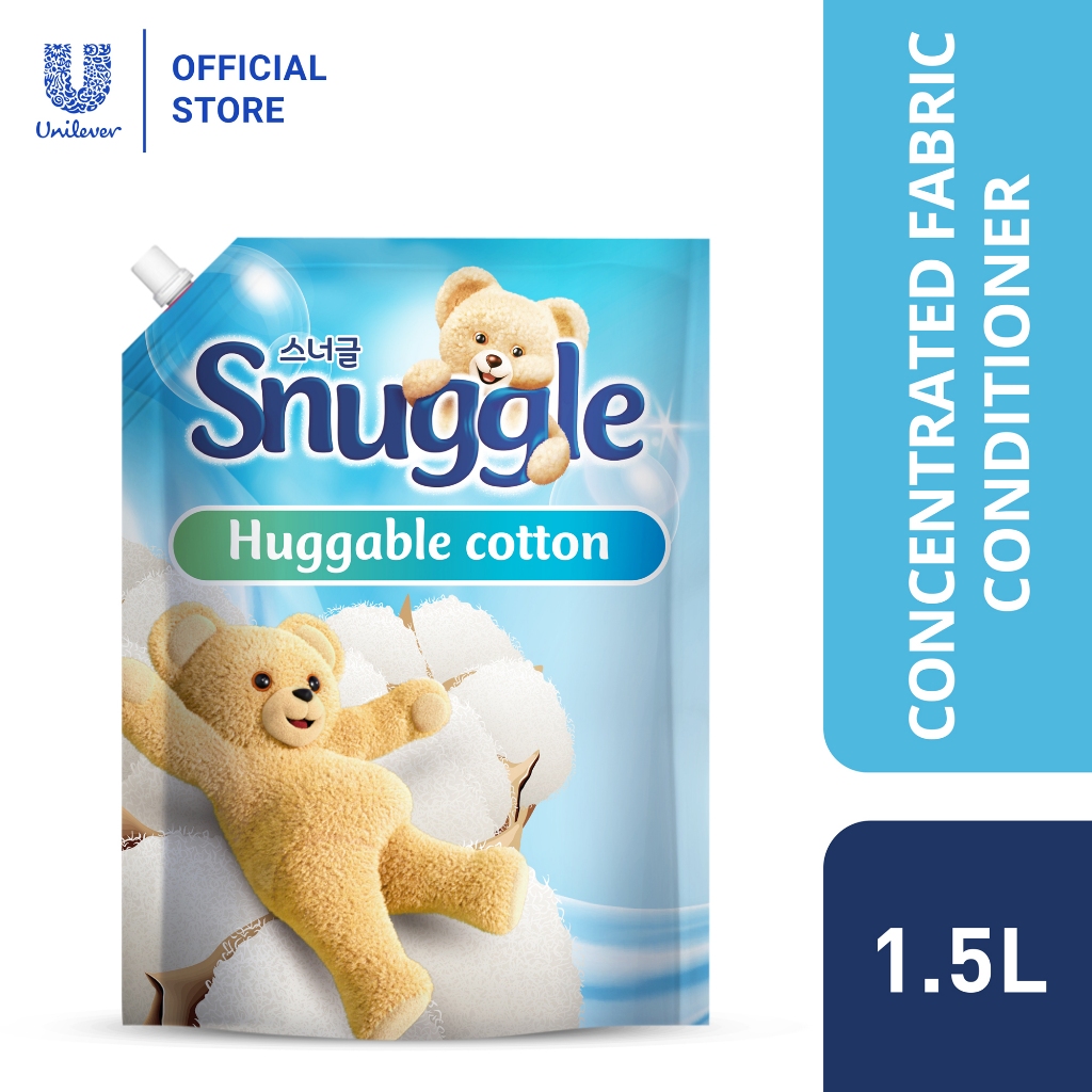 Snuggle Fabric Conditioner Huggable Cotton 1.5L | Shopee Philippines