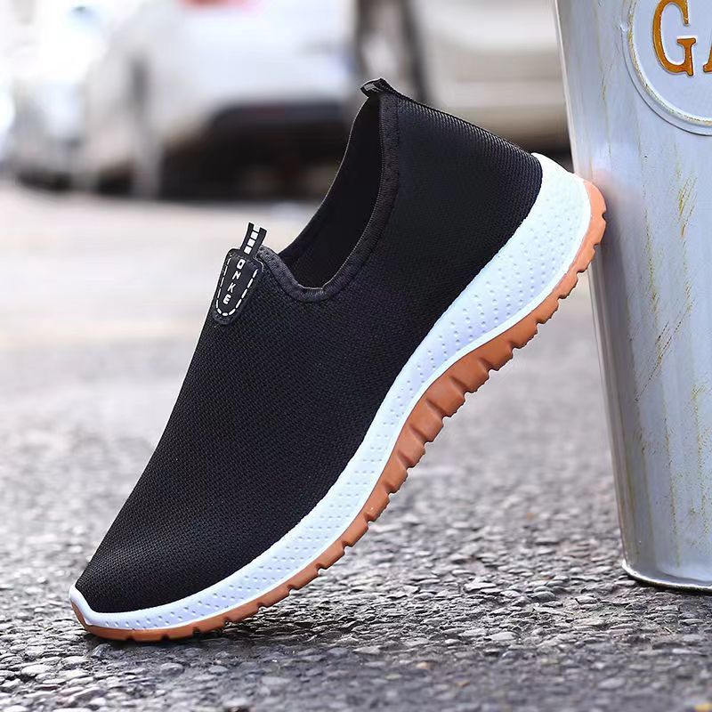 Cloth shoes, men's sports and casual shoes, slip-on slip-ons, single ...